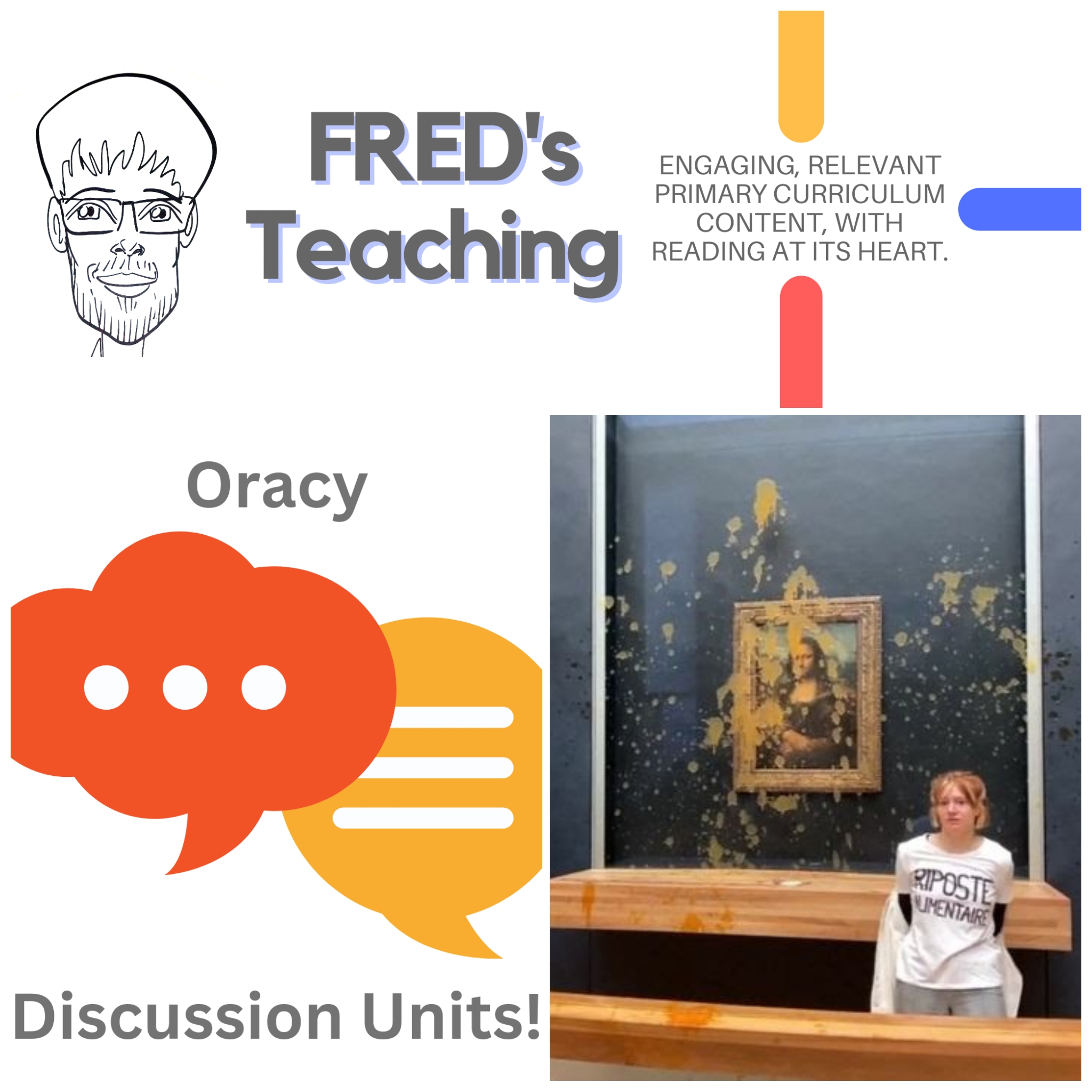 Oracy Discussion – Soupy Mona Lisa – Fred's Teaching