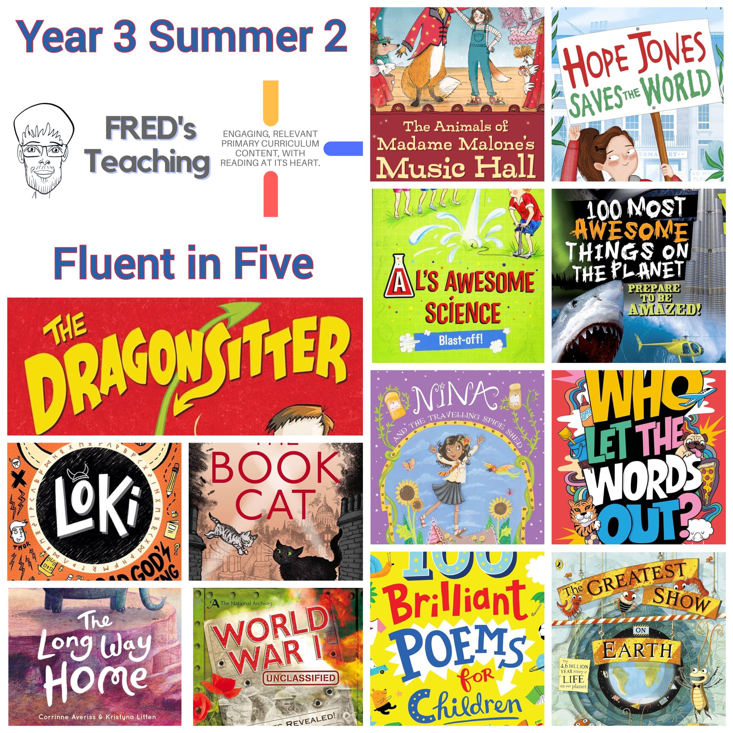 Year 3 Fluent in Five – Summer 2 – Fred's Teaching